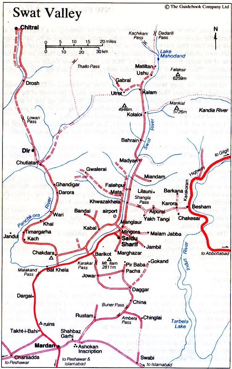 Swat Map 2023 Tourist Navigation Maps Swat, 53% OFF